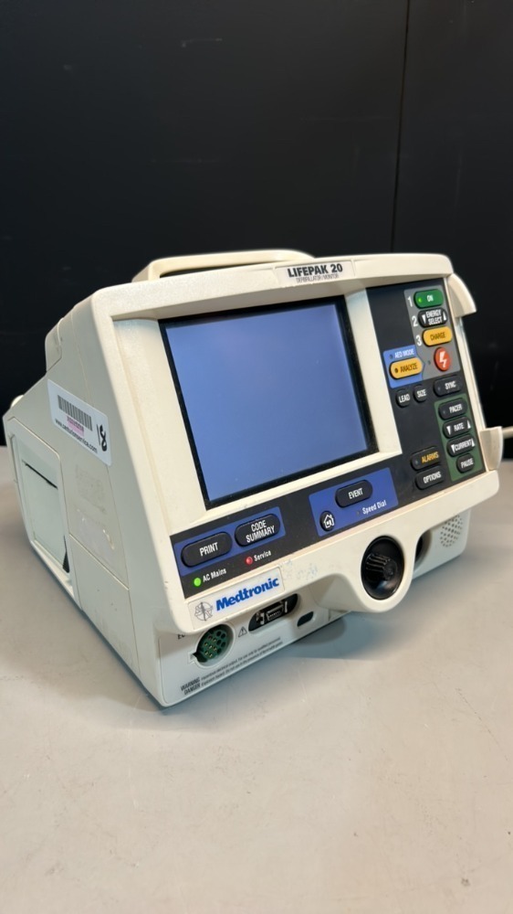 MEDTRONIC/PHYSIO-CONTROL LIFEPAK 20 DEFIB WITH PACING, 3 LEAD ECG, SPO2 ...