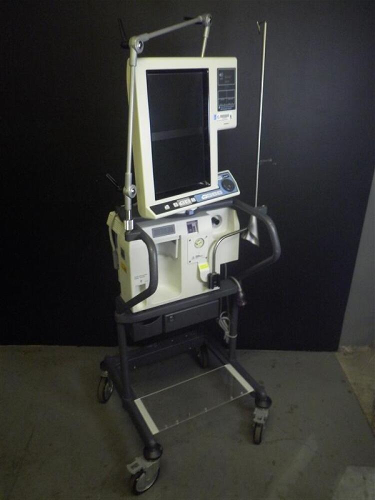NELLCOR PURITAN BENNETT 840 VENTILATOR WITH NEOMODE ON ROLLING STAND