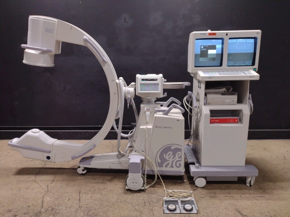 GE OEC 9800 PLUS ESP C-ARM SYSTEM WITH 12 INCH II TO INCLUDE DUAL ...