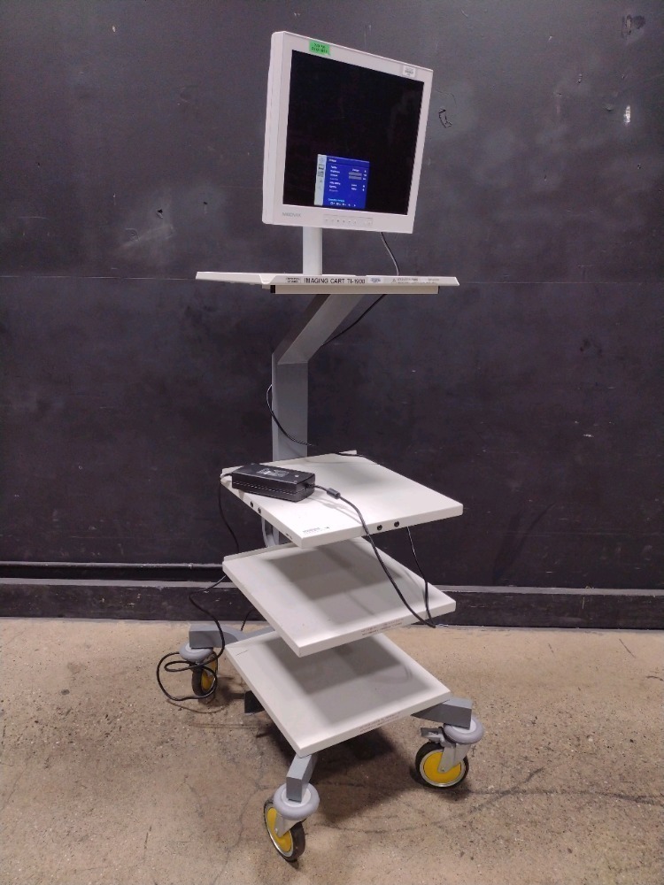 OLYMPUS ENDOSCOPY CART WITH MEDVIX MONITOR