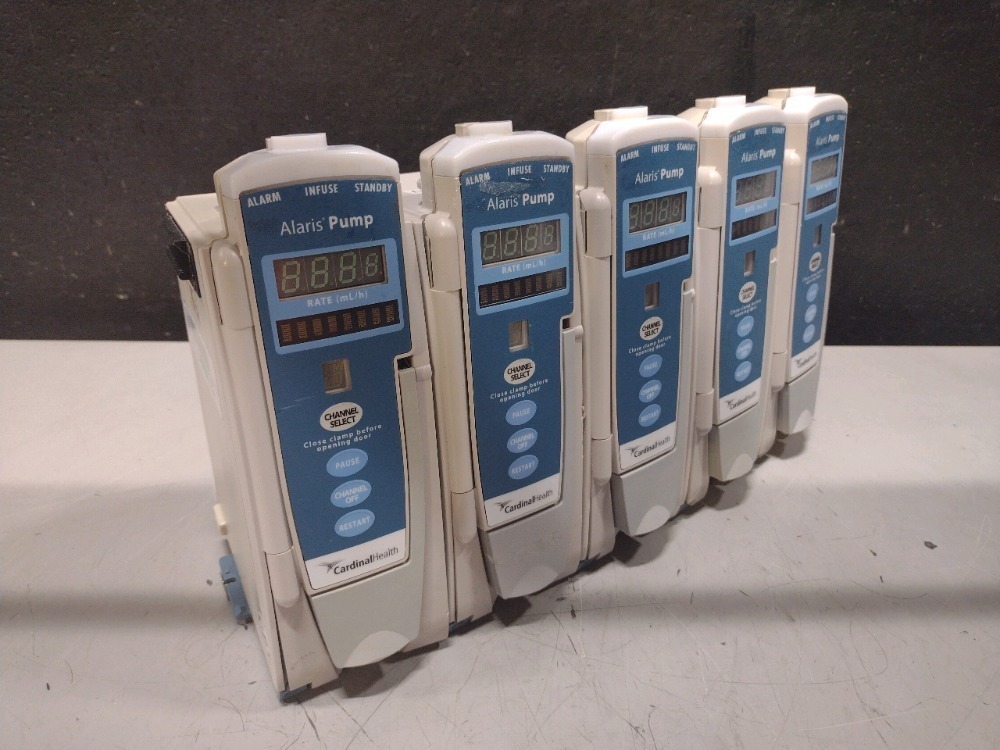 LOT OF (5) ALARIS 8100 SERIES INFUSION PUMP MODULES