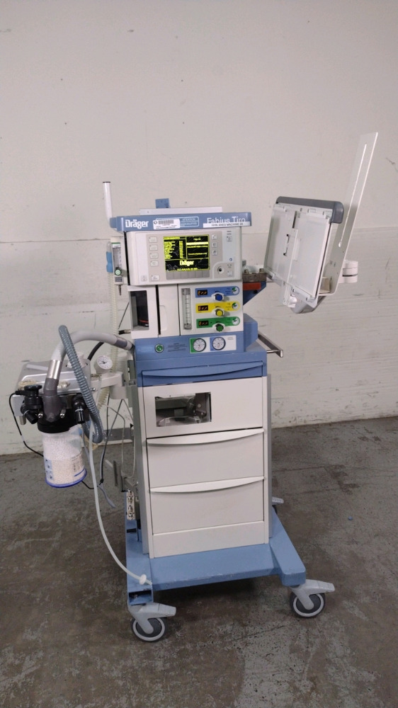 DRAGER FABIUS TIRO ANESTHESIA MACHINE (SW 3.37B)(VOLUME CONTROL ...