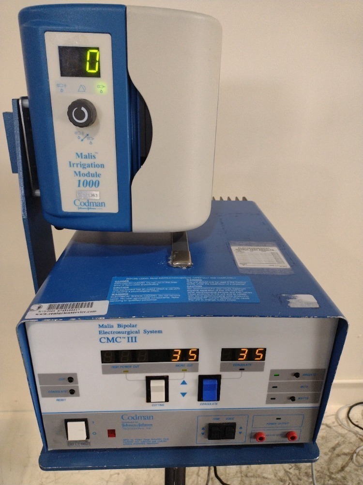 CODMAN CMC III MALIS BIPOLAR ELECTROSURGICAL SYSTEM WITH MALIS ...