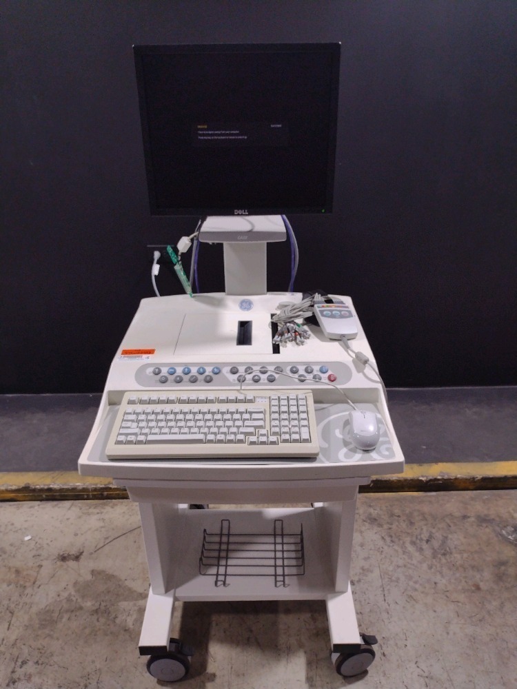 GE CASE STRESS TEST WORKSTATION WITH T2100 TREADMILL