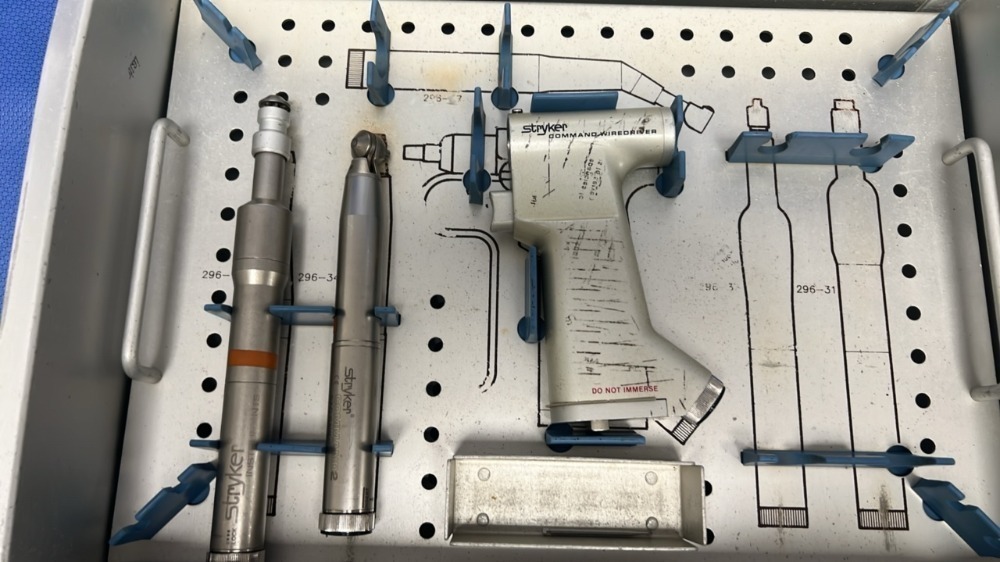 STRYKER COMMAND MICROSURGICAL SYSTEM: WIRE DRIVER, OSCILLATING SAW ...