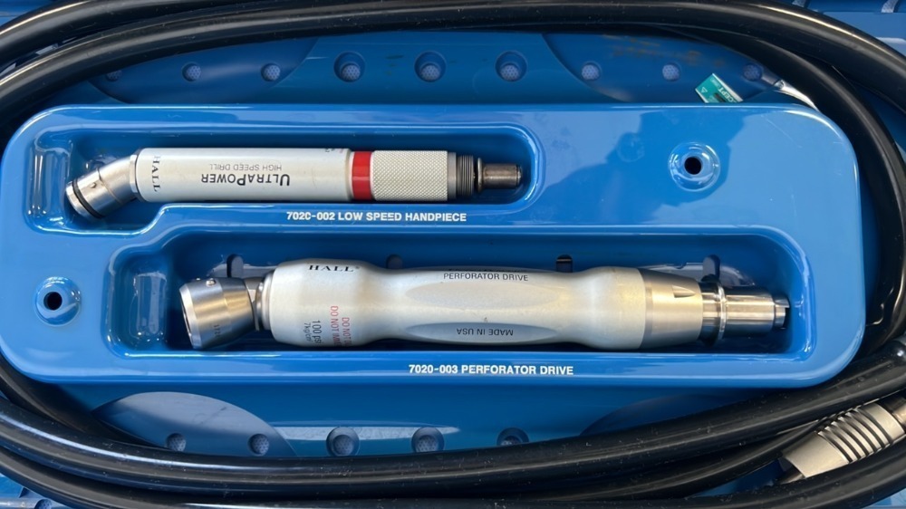 HALL ULTRAPOWER HIGH SPEED DRILL SYSTE TO INCLUDE: HALL ULTRAPOWER 7020 ...