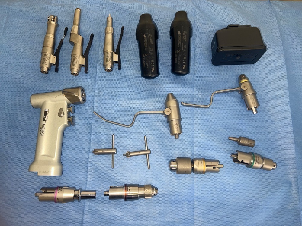 HALL MICRO DRIVER SET: MICROFREE 8500SB SAGITAL SAW, MICROFREE ...