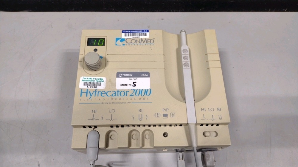 CONMED HYFRECATOR 2000 ESU SYSTEM