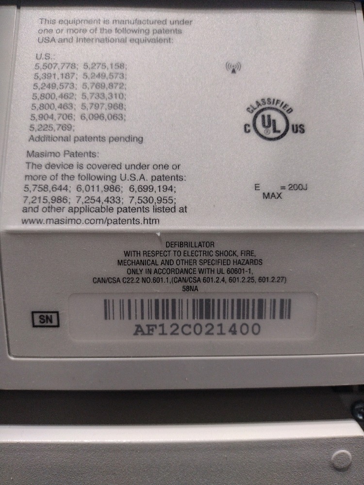 ZOLL R-SERIES ALS DEFIB WITH PACING, 12 LEAD ECG, SPO2, CO2, NIBP, ANALYZE