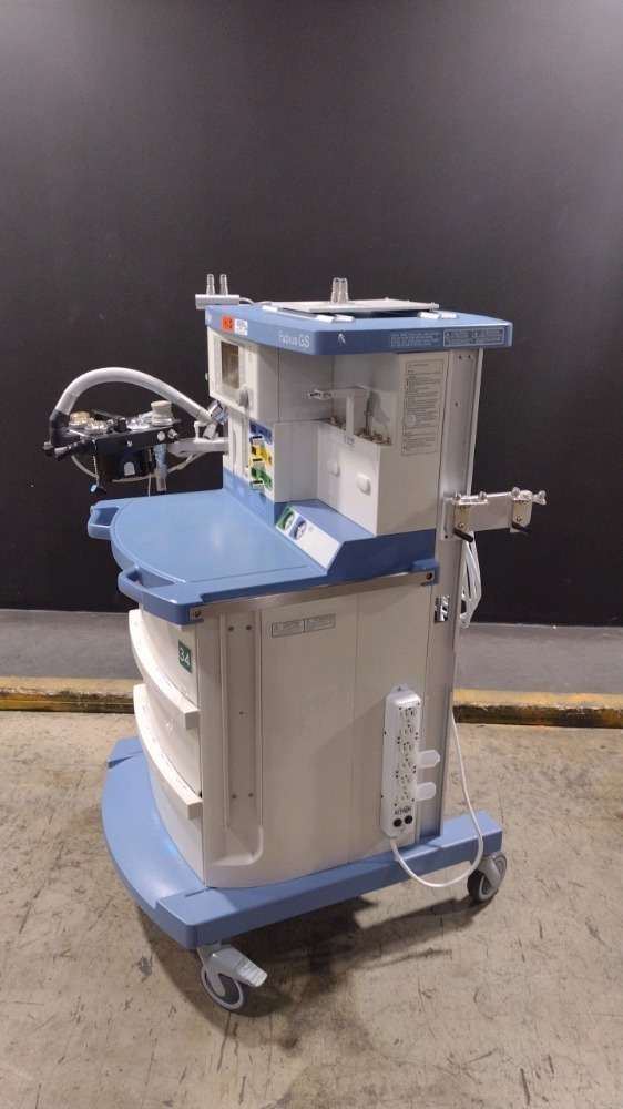 DRAGER FABIUS GS ANESTHESIA MACHINE WITH (3.37A SOFTWARE VERSION ...