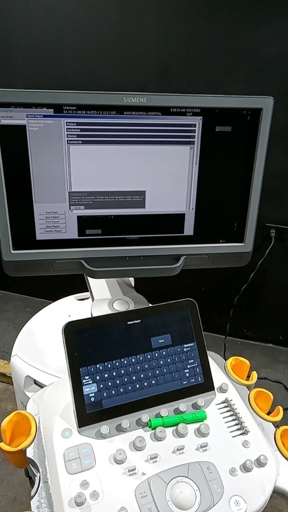 SIEMENS ACUSON S3000 HELX EVOLUTION ULTRASOUND MACHINE (SERIAL# 212809 ...