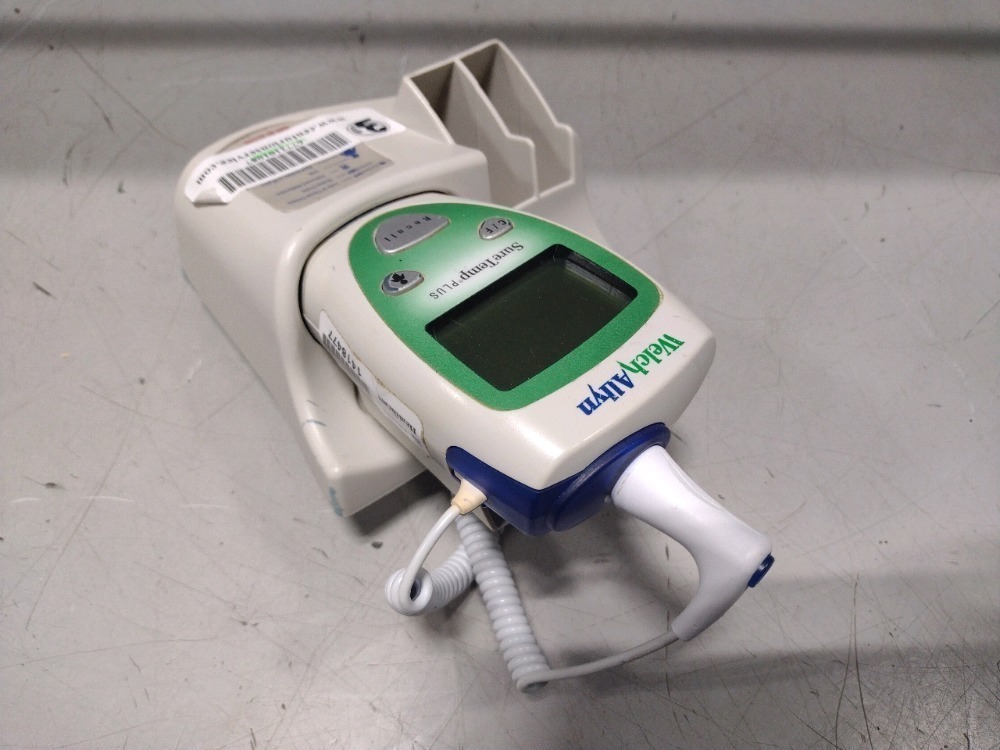 WELCH ALLYN SURE TEMP PLUS DIGITAL THERMOMETER WITH WALL MOUNT DOCKING ...