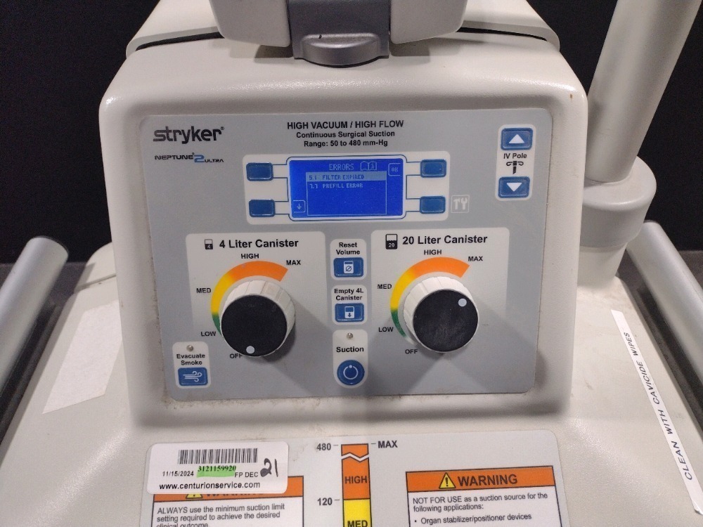 STRYKER NEPTUNE 2 ULTRA WASTE MANAGEMENT SYSTEM