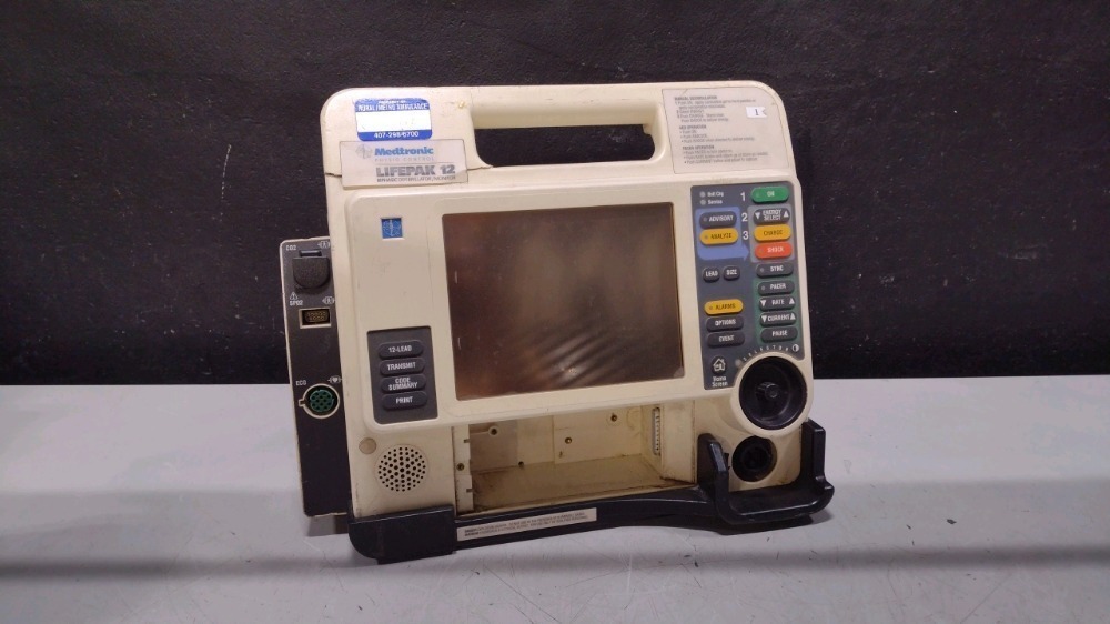 MEDTRONIC/PHYSIO-CONTROL LIFEPAK 12 BIPHASIC DEFIB WITH PACING, 12 LEAD ...