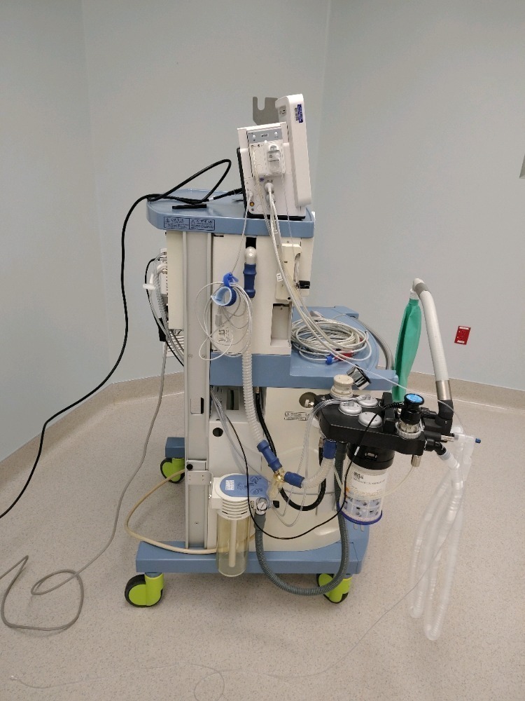 DRAGER FABIUS GS PREMIUM, REF: 8607000-22 ANESTHESIA SYSTEM WITH ...