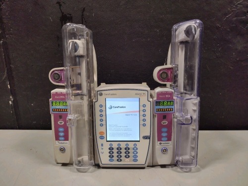 ALARIS PC 8015 SERIES INFUSION PUMP WITH PCA 8120 SERIES MODULES
