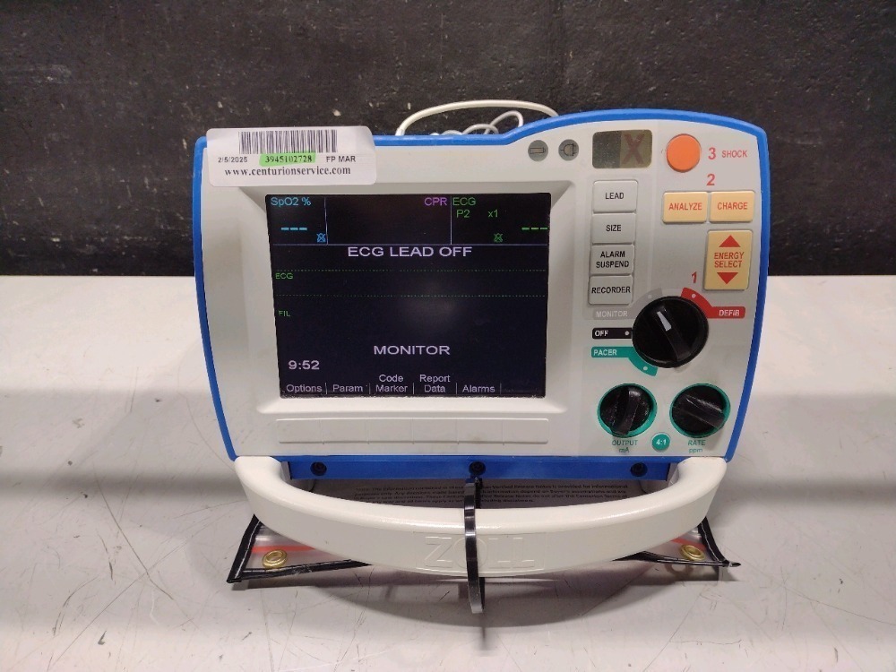 ZOLL R-SERIES ALS DEFIB WITH PACING, 12 LEAD ECG, CO2, SPO2, ANALYZE ...