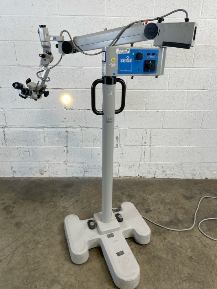 ZEISS OPMI 1-FC SURGICAL MICROSCOPE TO INCLUDE SINGLE MOUNT BINOCULAR ...
