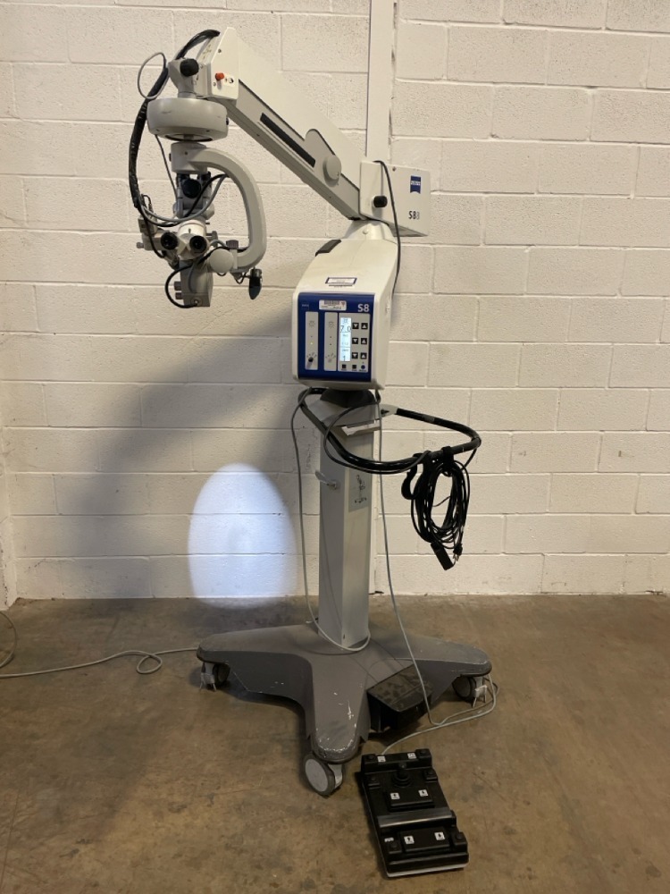 OPMI VARIO SURGICAL MICROSCOPE ON ZEISS S88 STAND W/OPMI VARIO OPTICS ...