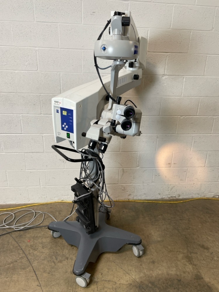 ZEISS OPMI VISU S7 SURGICAL MICROSCOPE W/HAND CONTROL