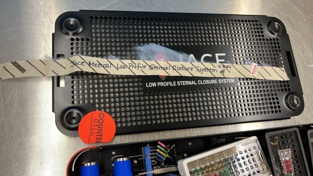 JACE MEDICAL LOW PROFILE STERNAL CLOSURE SYSTEM INSTRUMENT SET