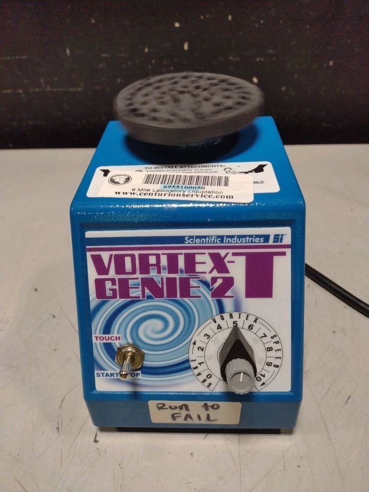SCIENTIFIC INDUSTRIES VORTEX GENIE 2 VORTEXER (THIS LOT IS FROM THE ...