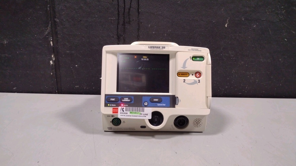 MEDTRONIC/PHYSIO-CONTROL LIFEPAK 20 DEFIB WITH PACING, 3 LEAD ECG, ANALYZE