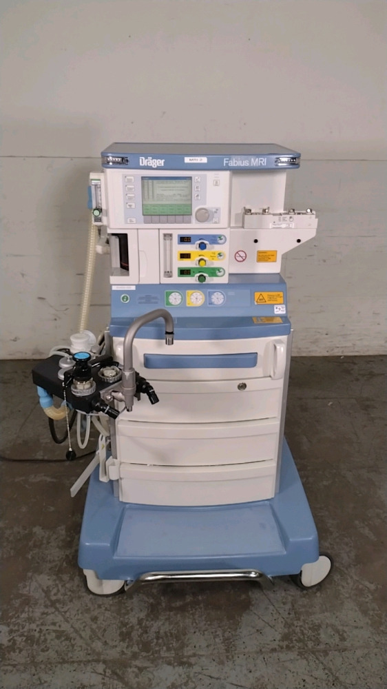 DRAGER FABIUS MRI ANESTHESIA MACHINE (SW 3.37A)(VOLUME CONTROL ...