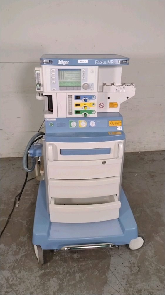 DRAGER FABIUS MRI ANESTHESIA MACHINE (SW 3.37A)(VOLUME CONTROL ...