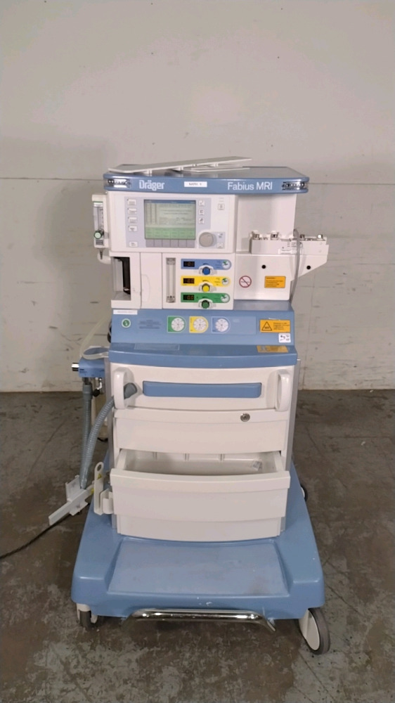 DRAGER FABIUS MRI ANESTHESIA MACHINE (SW 3.37A)(VOLUME CONTROL ...