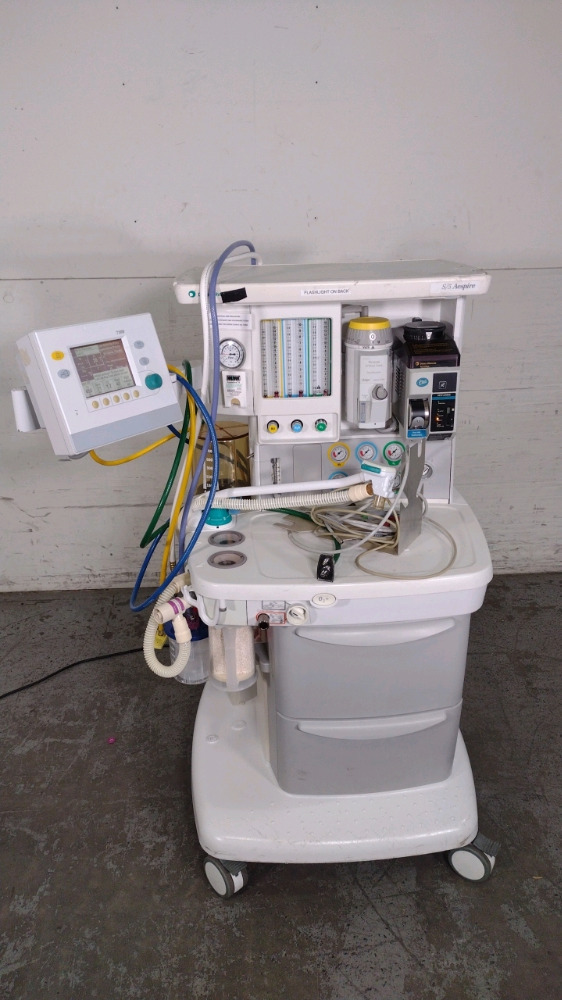 DATEX-OHMEDA S/5 AESPIRE ANESTHESIA MACHINE WITH (2) VAPORIZERS ...