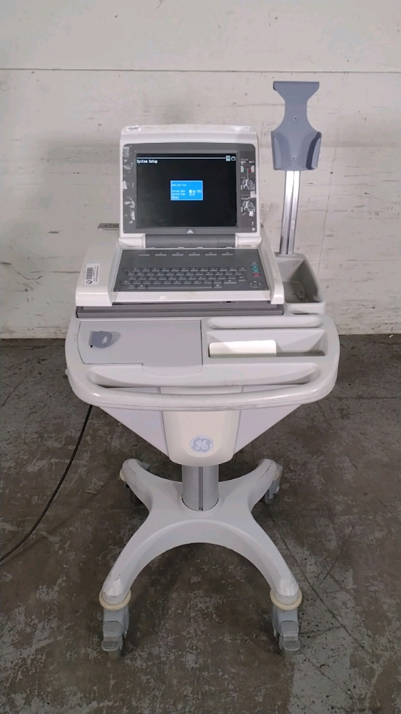 GE MAC 5500 ECG/EKG MACHINE ON ROLLING CART