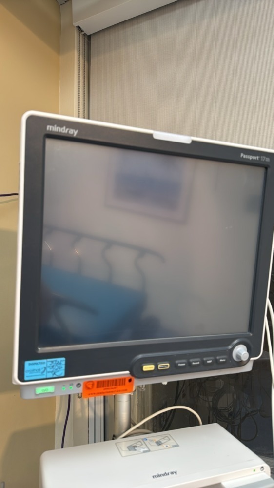 MINDRAY PASSPORT 17M PATIENT MONITOR W/ T1 MONITOR, MPM MODULE RA ...