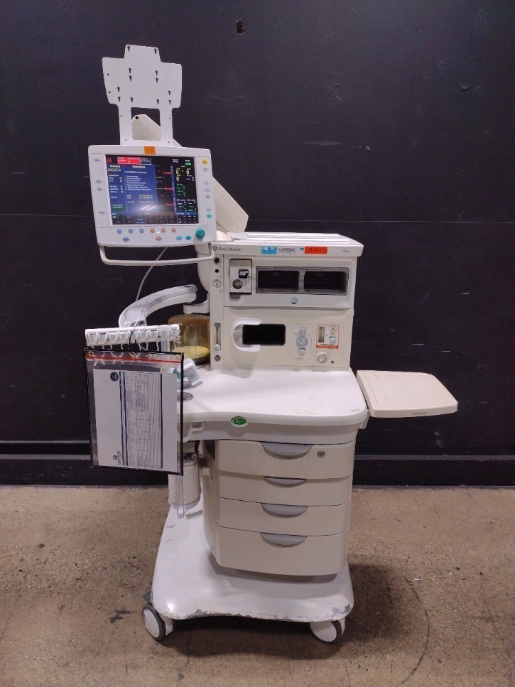 DATEX-OHMEDA AISYS ANESTHESIA MACHINE WITH (8.01 SOFTWARE VERSION) & GE ...