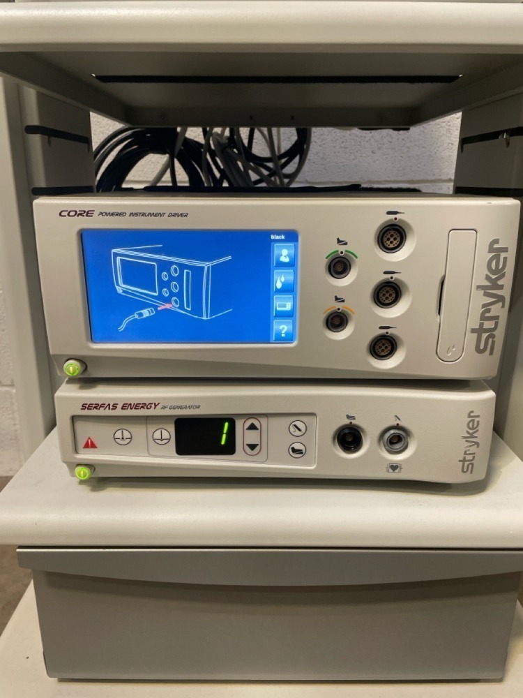 STRYKER ENDOSCOPY TOWER TO INCLUDE: FLOCONTROL ARTHROSCOPY PUMP ...