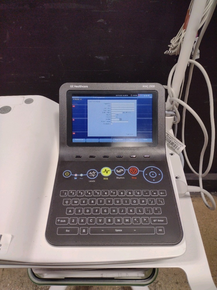 GE MAC 2000 ECG/EKG MACHINE