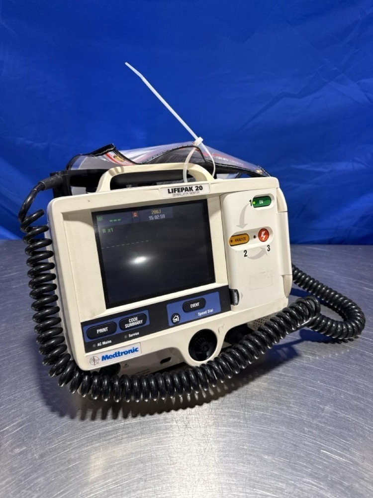 MEDTRONIC/PHYSIO-CONTROL LIFEPAK 20 DEFIB WITH PACING, 3 LEAD ECG ...