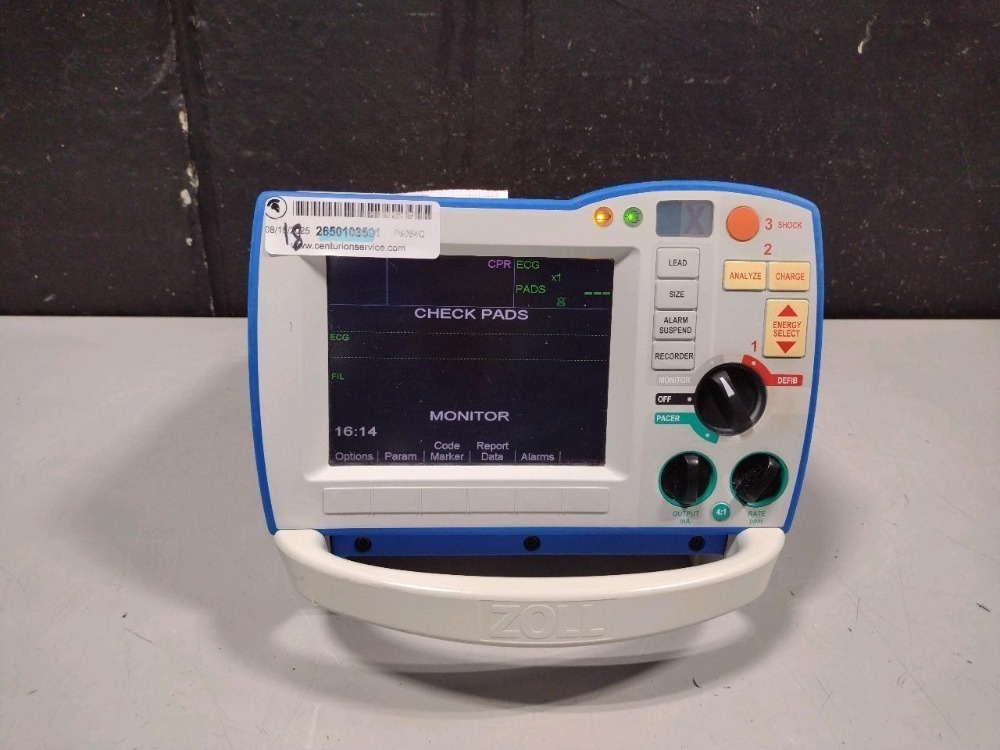 ZOLL R-SERIES ALS DEFIB WITH PACING, 12 LEAD ECG, CO2, ANALYZE