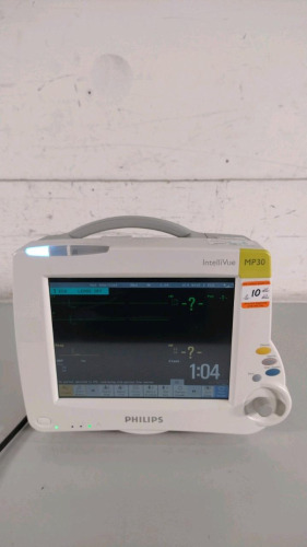 PHILIPS INTELLIVUE MP30 PATIENT MONITOR WITH MULTI-PARAMETER MODULE ...