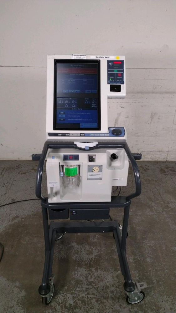 NELLCOR PURITAN BENNETT 840 VENTILATOR WITH COMPRESSOR ON ROLLING STAND ...