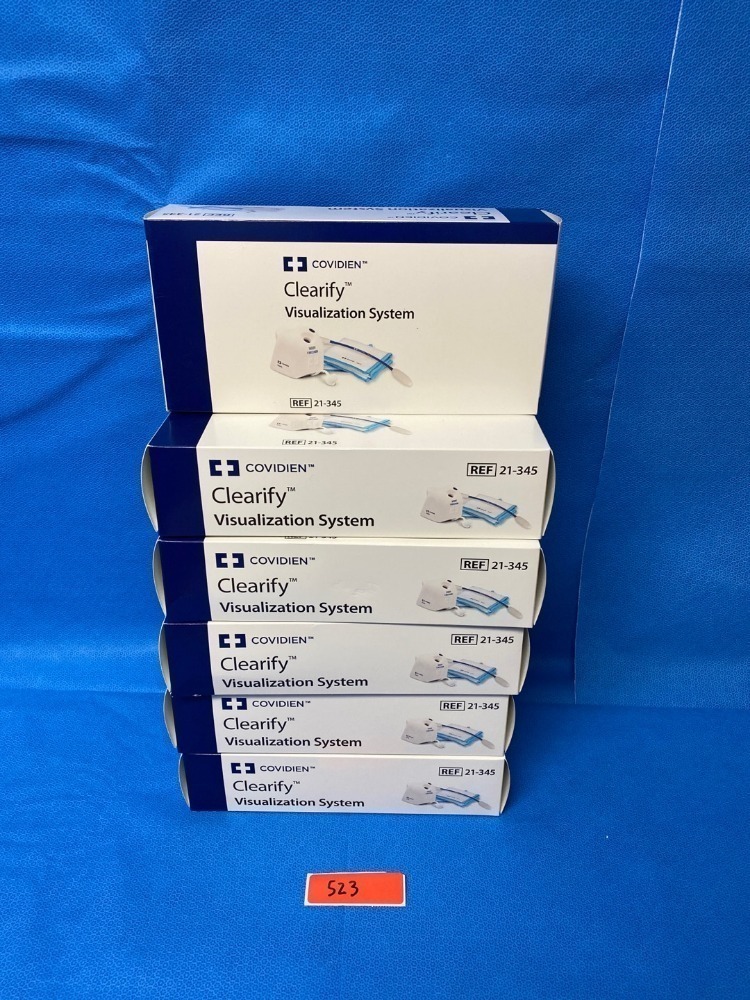COVIDIEN 21-345 CLEARIFY VISUALIZATION SYSTEM-EXP 6-30-21- LOT OF 6