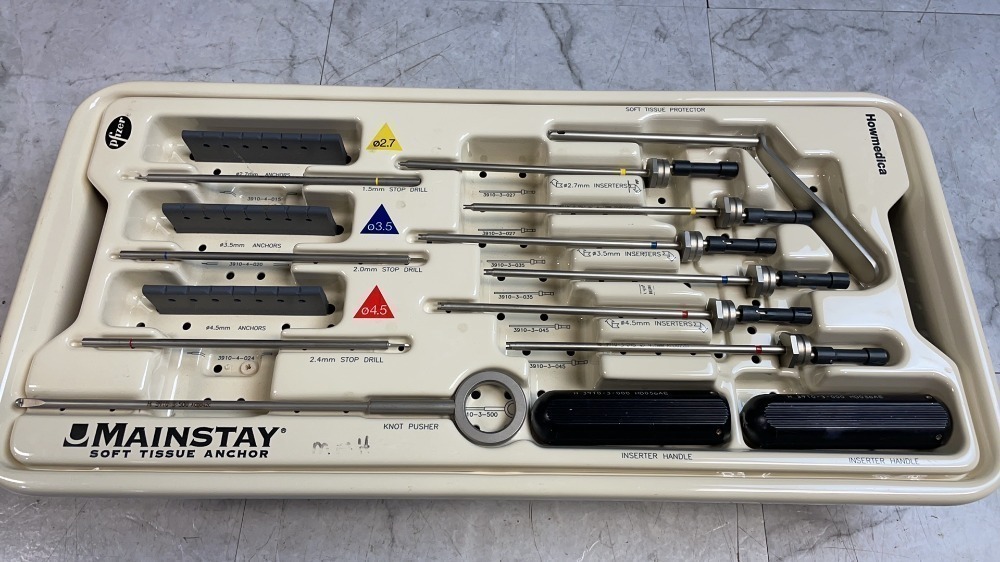 HOWMEDICA MAINSTAY SOFT TISSUE ANCHOR INSTRUMENT SET