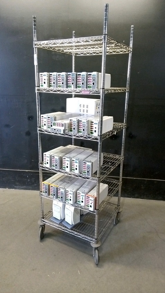 GE LOT OF MONITOR SYSTEM ACCESSORIES (TRAM-RAC 4A, TRAM MODULES, PRN-50 ...