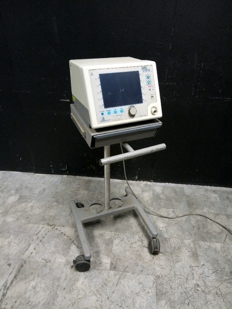 RESPIRONICS BIPAP VISION VENTILATOR ON ROLLING STAND