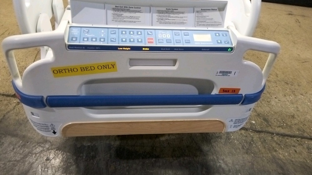 STRYKER 3002 S3 HOSPITAL BED WITH HEAD & FOOTBOARD (CHAPERONE WITH ZONE ...