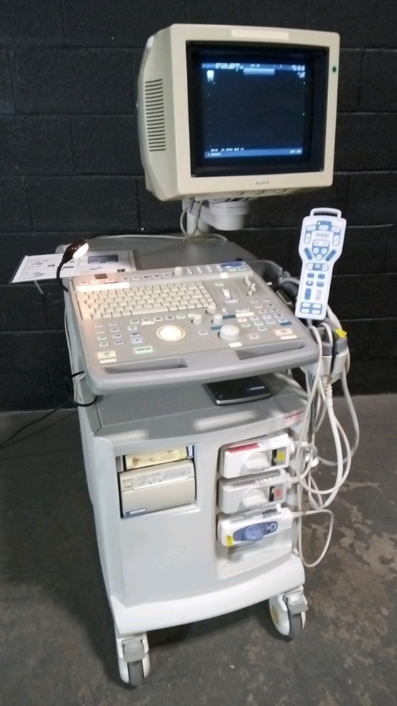ALOKA PROSOUND SSD-4000 PLUS ULTRASOUND MACHINE WITH PROBES(UST-5548 ...