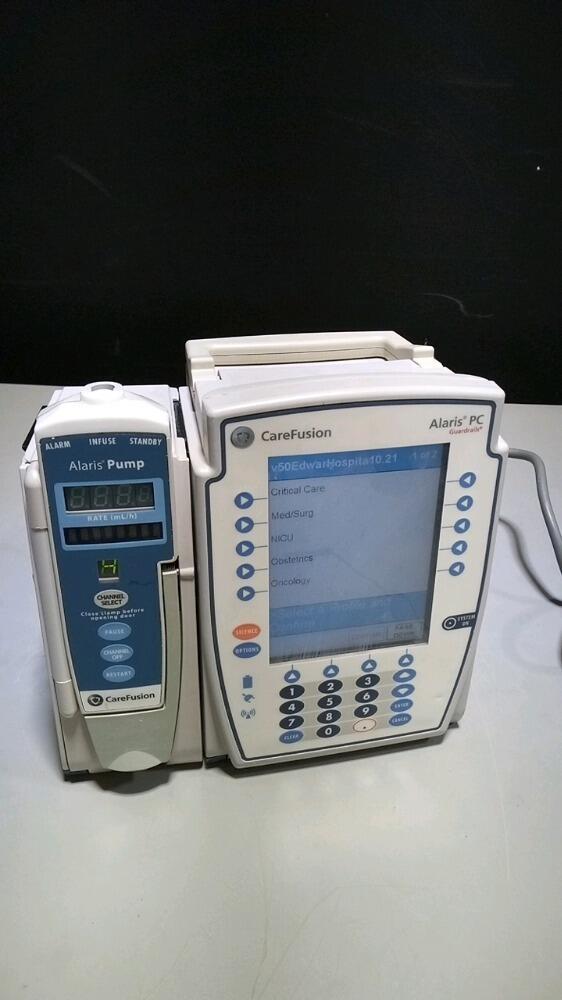 CAREFUSION ALARIS PC 8015 SERIES INFUSION PUMP WITH ALARIS PUMP 8100 ...
