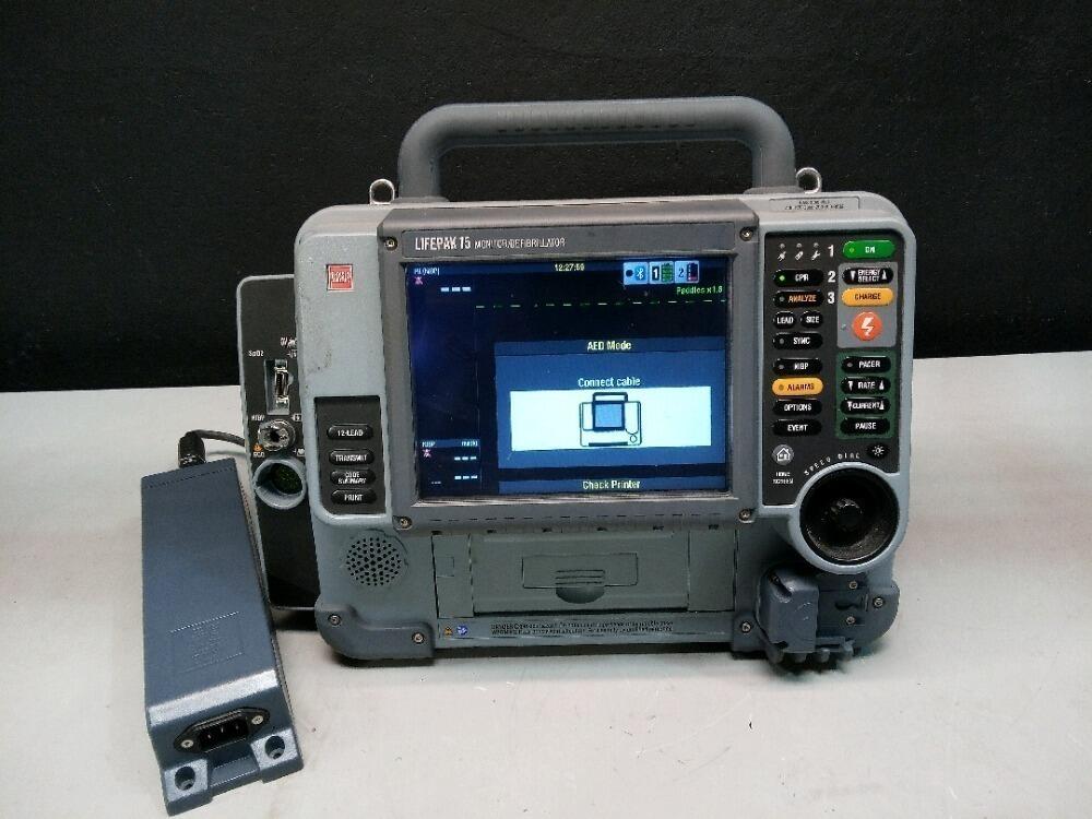 MEDTRONIC/PHYSIO-CONTROL LIFEPAK 15 BIPHASIC DEFIB WITH PACING, 12 LEAD ...