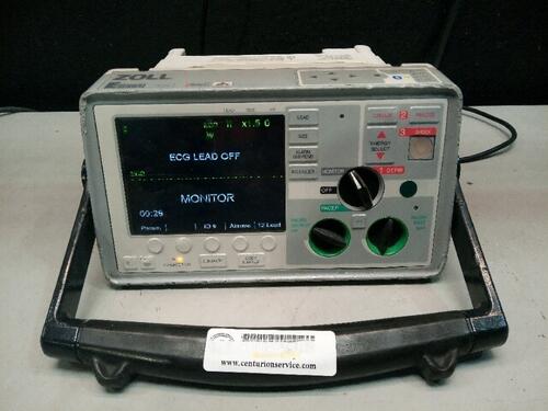 ZOLL E-SERIES BIPHASIC DEFIB WITH PACING, 12 LEAD ECG, CO2, SPO2 ...