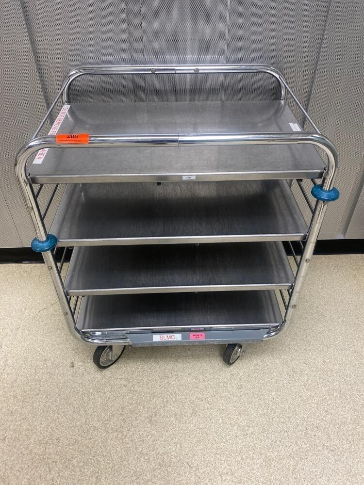 PEDIGO STAINLESS STEEL CART WITH 3 SHELF